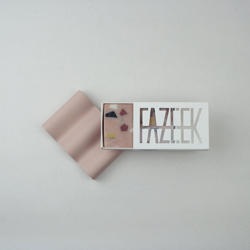 FAZEEK OIL WAVE SOAP DISH / DUSTY PINK – PUBLIC